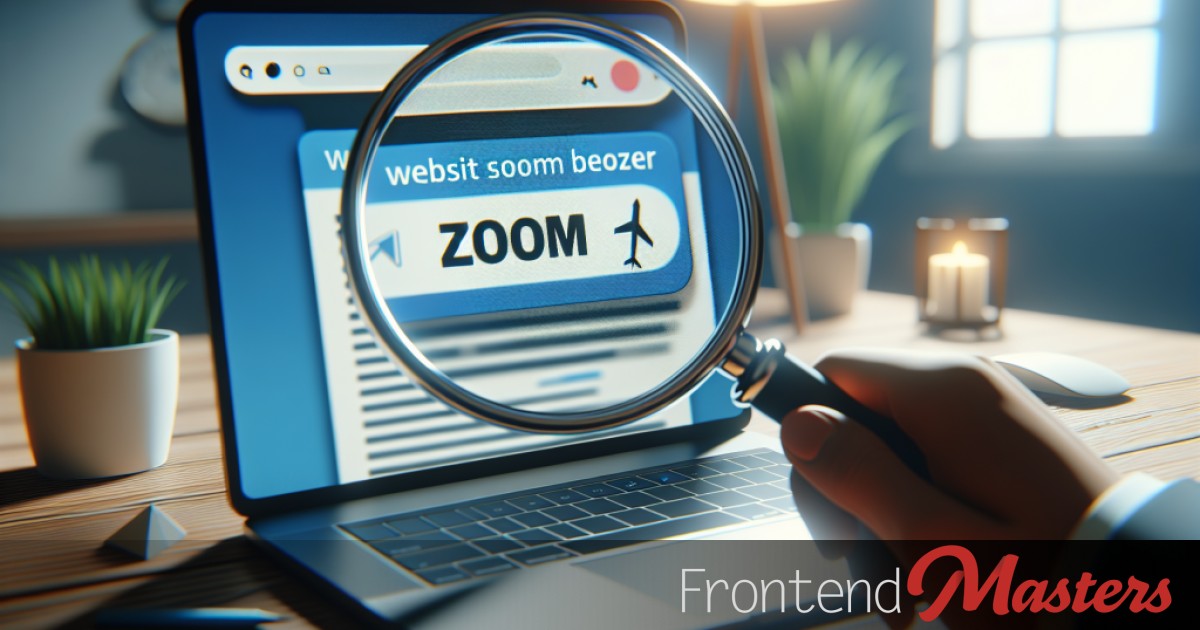 (Danger!) Preventing Zoom from Changing Text Size – Master.dev Blog